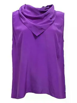 Sandro Cowl-neck Sleeveless Blouse