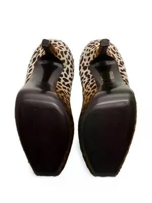 Gucci 130mm Leopard-print Pumps