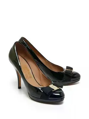FERRAGAMO Patent-finish Stiletto Pumps