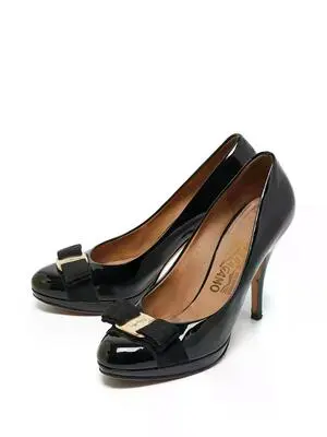 FERRAGAMO Patent-finish Stiletto Pumps