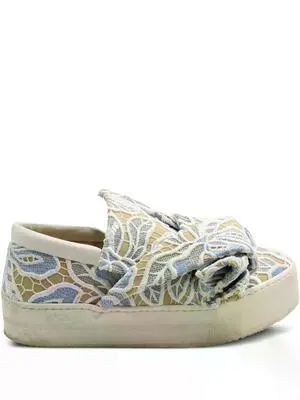 N°21 Knot-detail Lace Sneakers