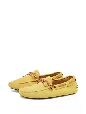 TOD'S Leather Loafers - Yellow