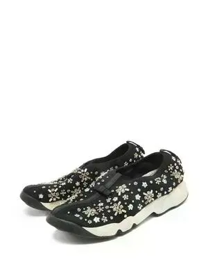 Dior Floral-appliqué Sneakers
