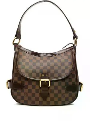 LOUIS VUITTON 2006 Damier Ebene Highbury Shoulder Bag - Brown