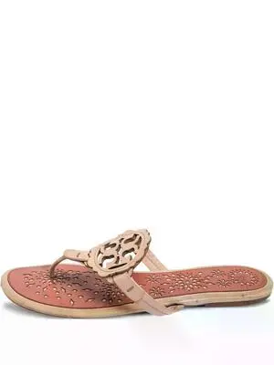 Tory Burch Laser-cut Thong Sandals - Pink