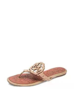 Tory Burch Laser-cut Thong Sandals