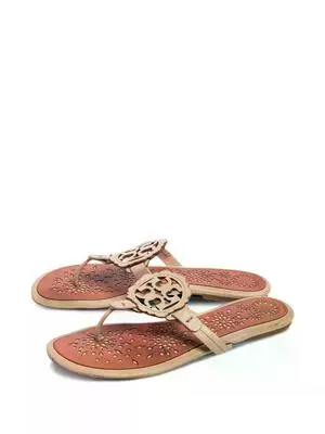 Tory Burch Laser-cut Thong Sandals