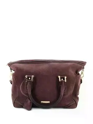 Burberry Kirley Leather Medium Satchel