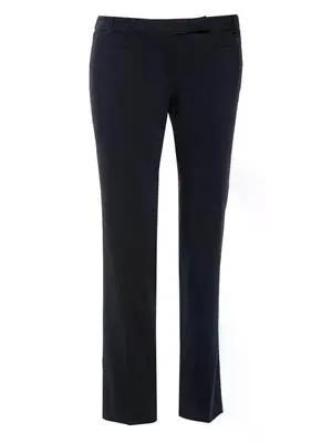 Emporio Armani Tapered Wool-blend Trousers