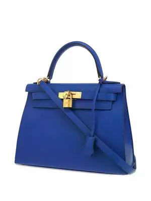 Hermès Kelly 28 Handbag - Blue