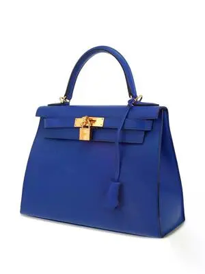 Hermès Kelly 28 Handbag - Blue