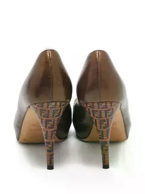 Fendi 120mm Ff-motif Pumps