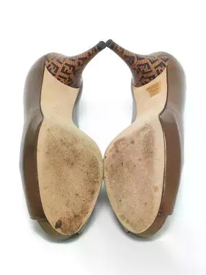 Fendi 120mm Ff-motif Pumps