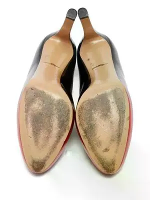 FERRAGAMO 100mm Patent-finish Heeled Pumps
