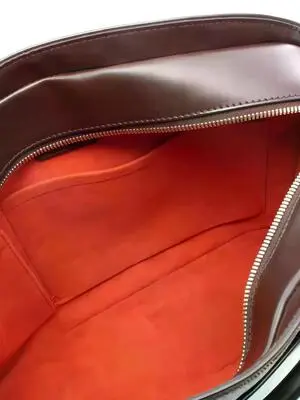 LOUIS VUITTON Saria Handbag Damier Ebène