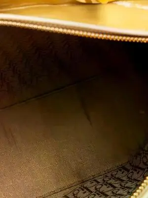 Dior Lady Quilted Leather Tote - Yellow