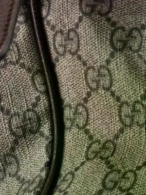 Gucci Ophidia Half Moon Gg Coated Canvas Large Hobo Bag - Neutrals
