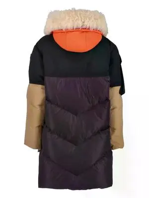 Woolrich Patchwork Long Sleeve Coat