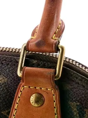 LOUIS VUITTON Alma Handbag Monogram Canvas Bb Crossbody Bag - Brown