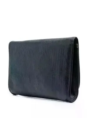 Gianfranco Ferre Debossed-logo Clutch Bag