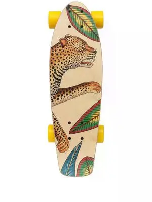Hermès Savana Dance-print Skateboard - Neutrals