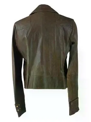 TOM FORD Button-cuff Leather Jacket