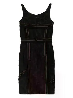 Prada Embroidered Midi Dress