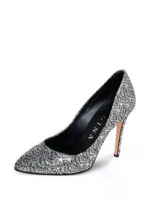 GINA 110mm Leather Pumps