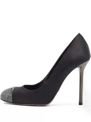 SERGIO ROSSI 110mm Satin Pumps