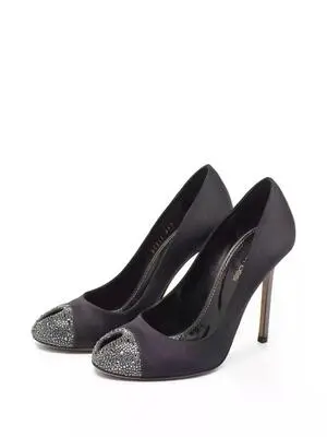 SERGIO ROSSI 110mm Satin Pumps