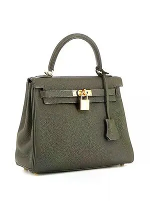 Hermès 2021 Kelly 25 Two-way Handbag - Green