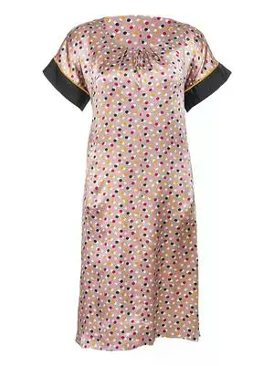 Kenzo Polka-dot Silk Dress