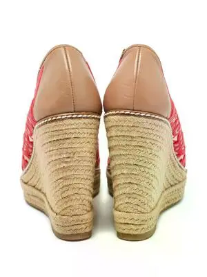Tory Burch 115mm Leather Heeled Espadrilles