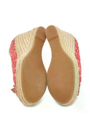 Tory Burch 115mm Leather Heeled Espadrilles