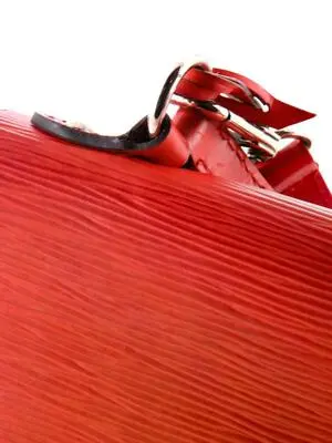 LOUIS VUITTON Cluny Top Handle Bb Satchel Epi Leather Bag - Red