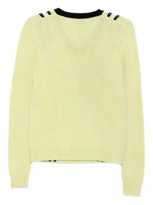 Prada Long-sleeve V-neck Sweater