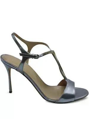 SERGIO ROSSI Crystal-embellished Leather Sandals