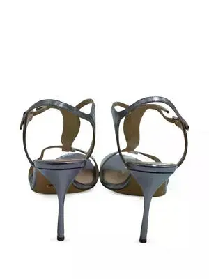 SERGIO ROSSI Crystal-embellished Leather Sandals
