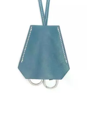 Hermès Leather Keyring Necklace