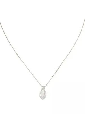 LB EXCLUSIVE Platinum Diamond Necklace - Silver