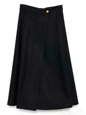 Celine Wool Wrap Skirt