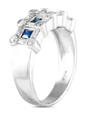 LB EXCLUSIVE 14kt White Gold Sapphire Ring