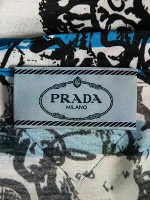 Prada Striped Maxi Dress