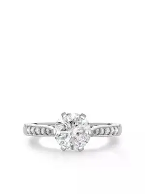 PRAGNELL Platinum Diamond Ring - Silver