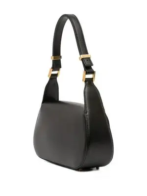 Valentino Garavani Medium Leather Vlogo Chain Shoulder Bag - Black