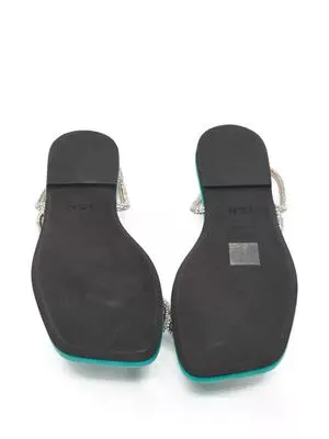 N°21 Crystal-embellished Flat Sandals