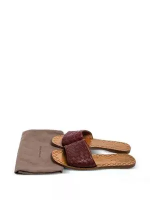 Bottega Veneta Intrecciato Flat Sandals