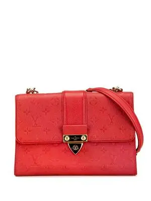 LOUIS VUITTON 2017 Monogram Empreinte Saint Sulpice Bb Crossbody Bag - Red