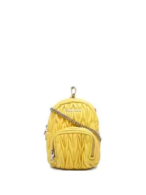 Miu Miu 2000s Matelasse Chain Backpack