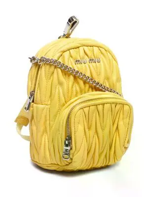 Miu Miu 2000s Matelasse Chain Backpack